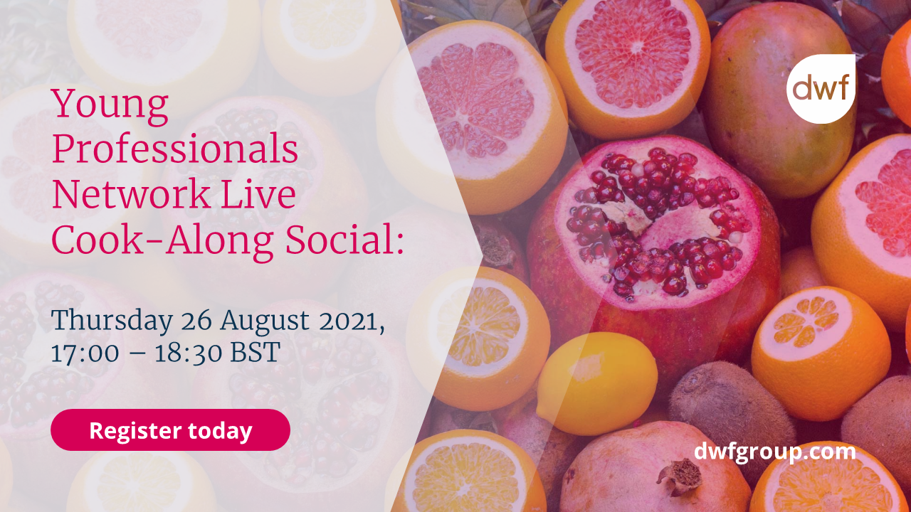 Young Professionals Network Live Cook-Along Social | DWF Group