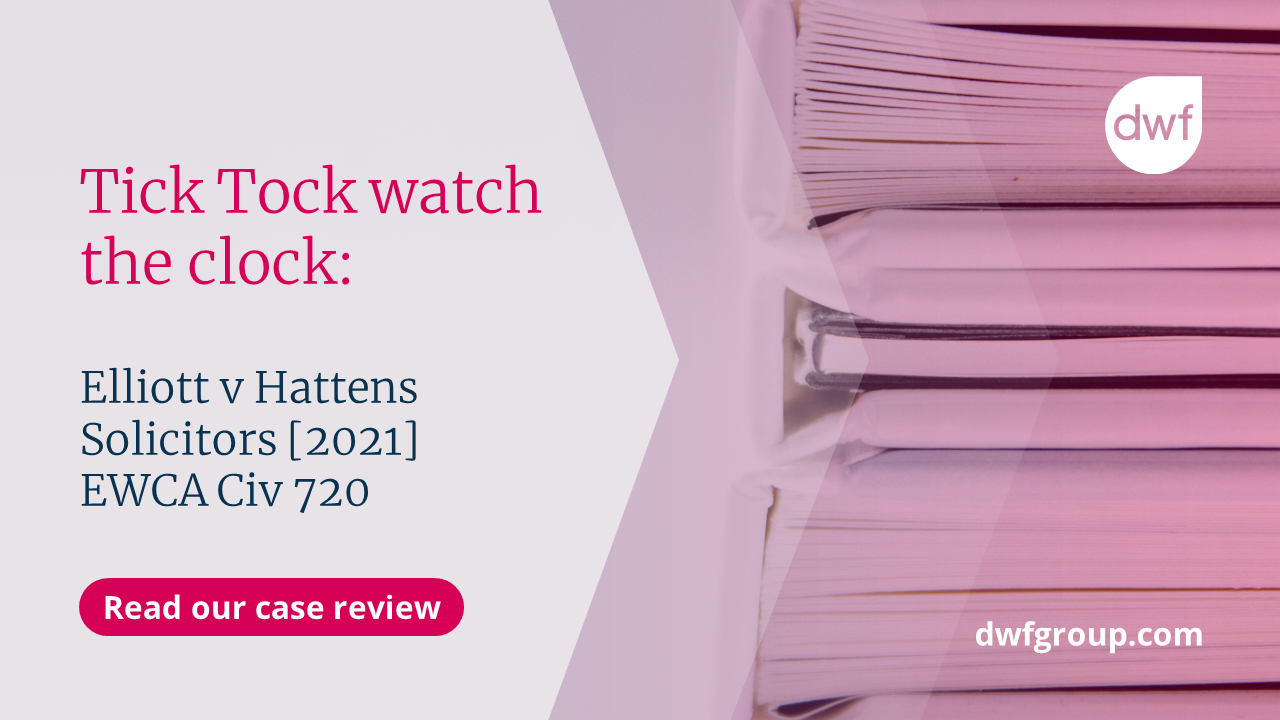 Elliott v Hattens Solicitors | DWF