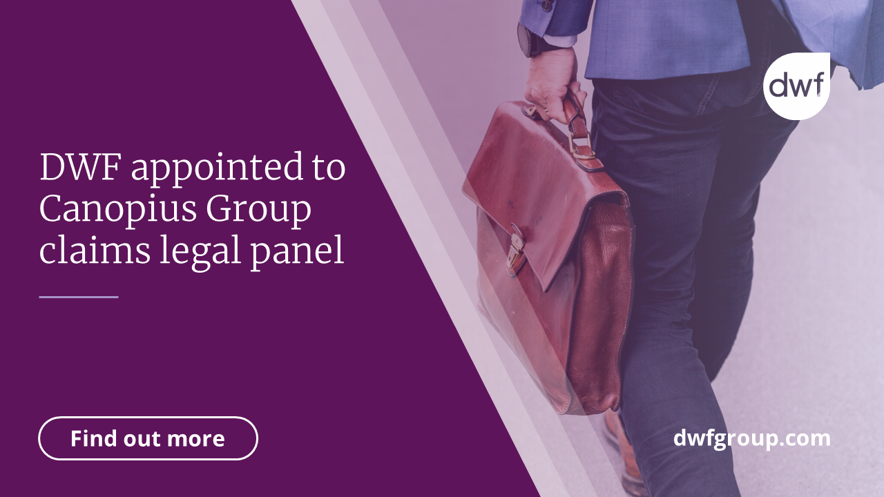 DWF appointed to Canopius Group claims legal panel | DWF Group