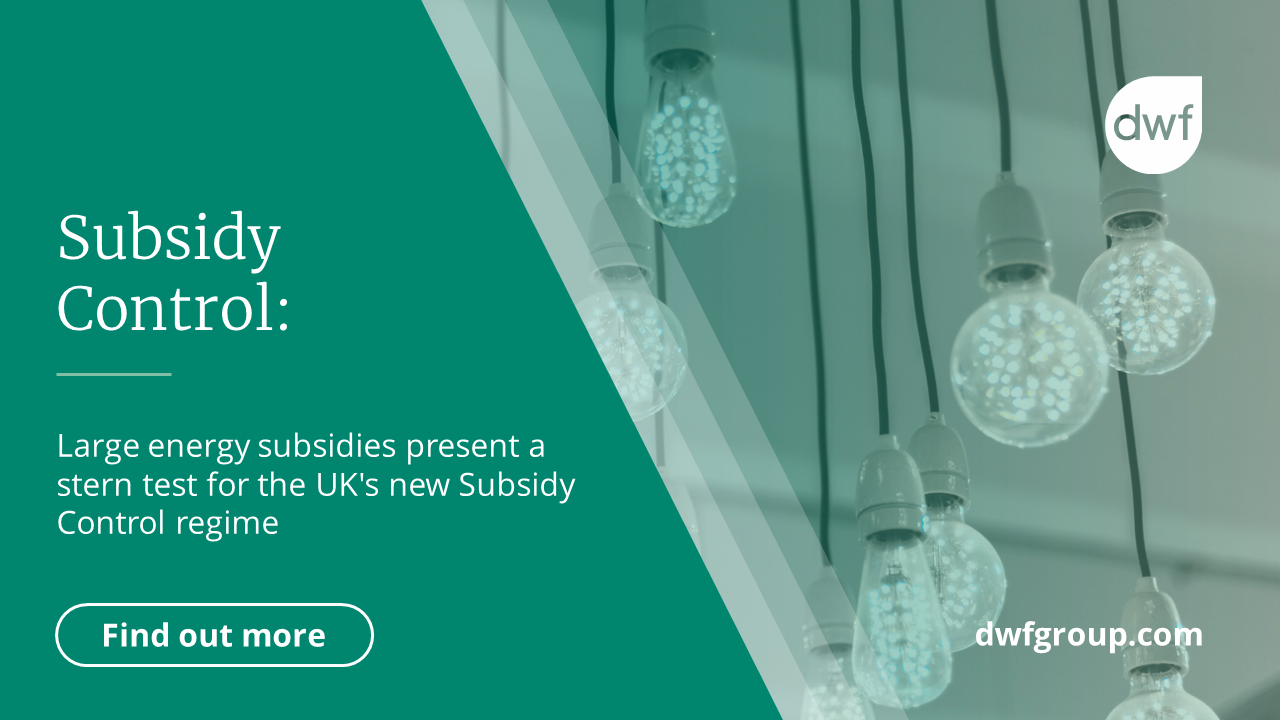 Large energy subsidies present a stern test for Subsidy Control regime ...