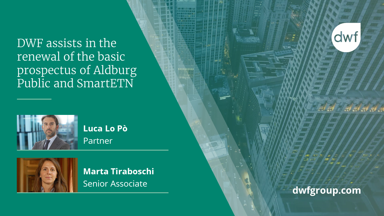 DWF assists Aldburg Public and SmartETN | DWF Group