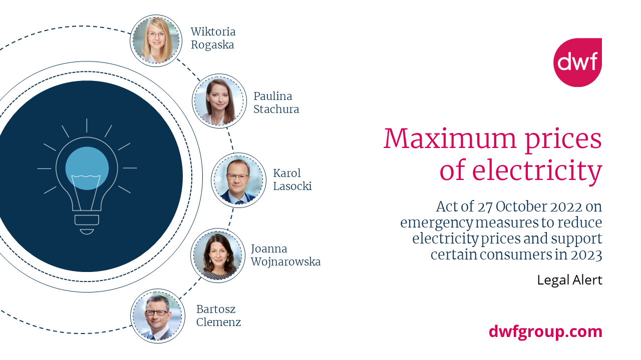 Maximum prices of electricity | Act of 27 October 2022 on Emergency ...