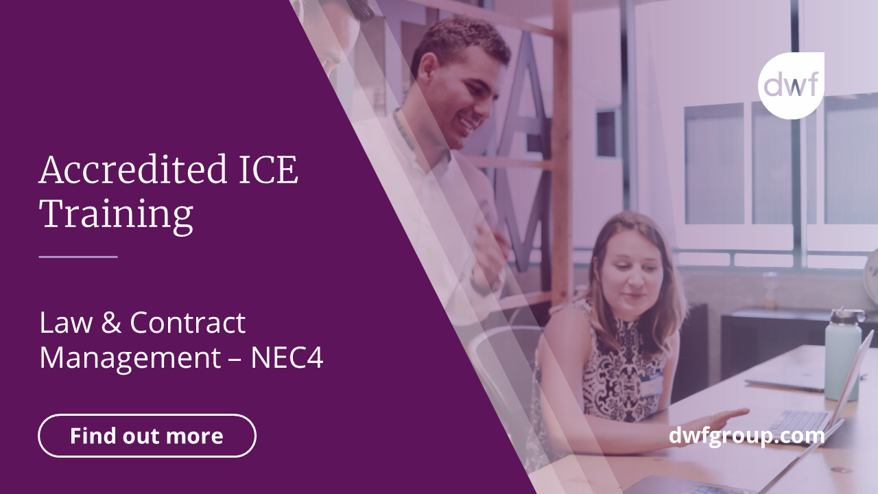 Accredited ICE Law & Contract Management Training | DWF Group