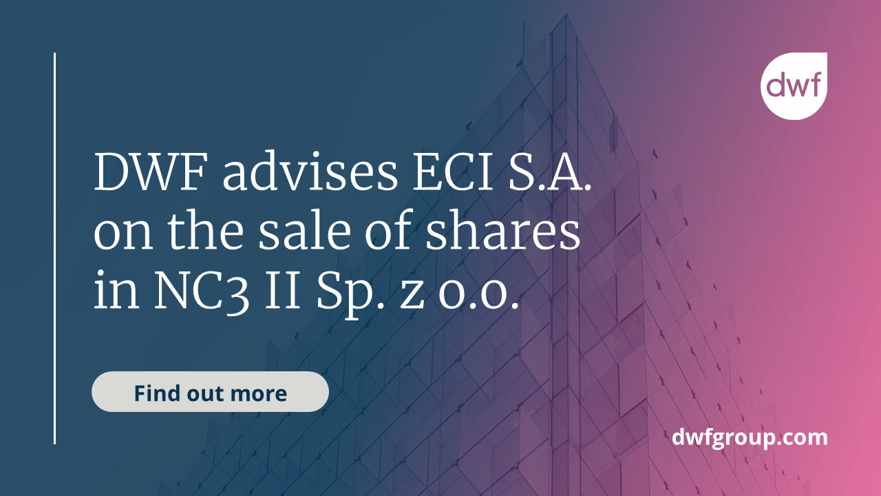 DWF advises ECI | DWF Group