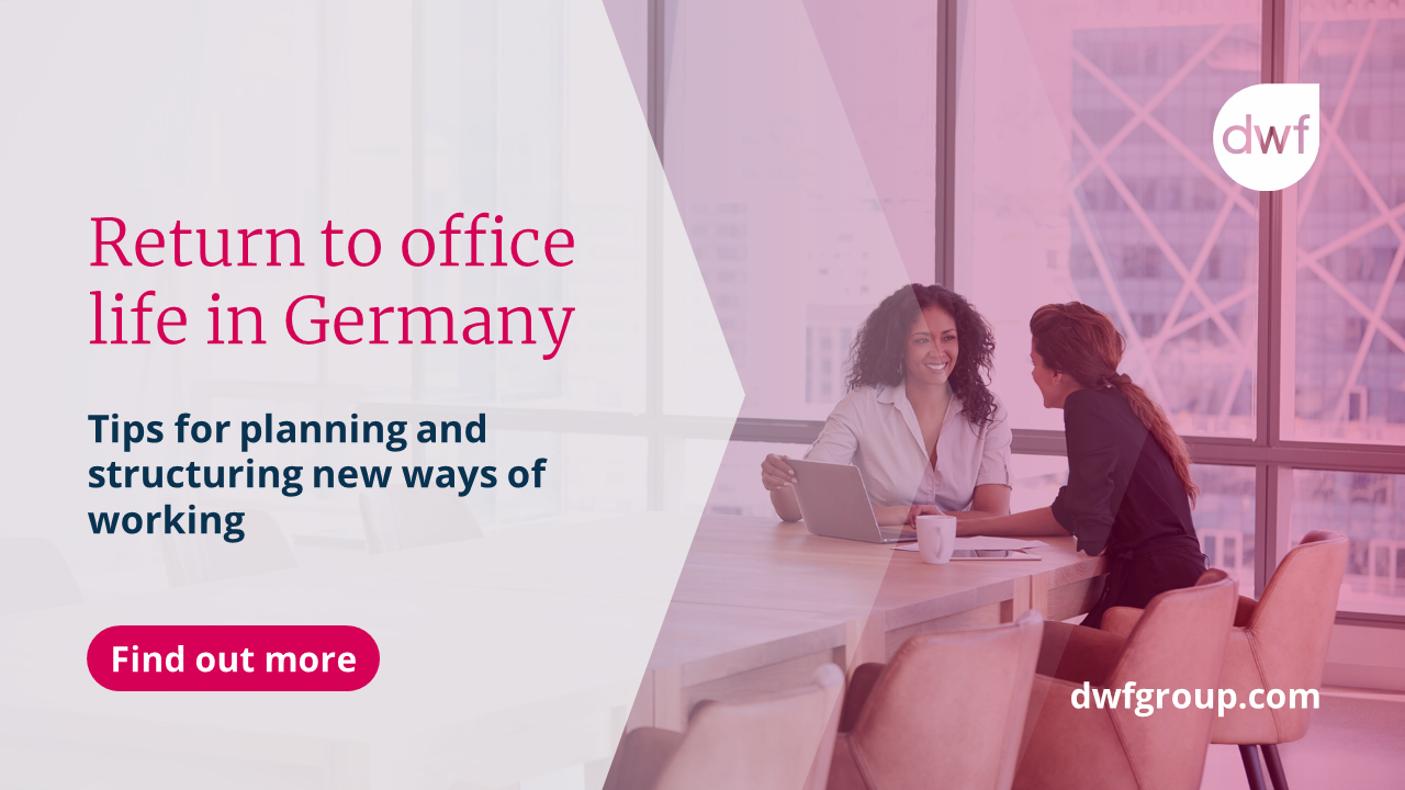 Return to office in Germany | DWF Group