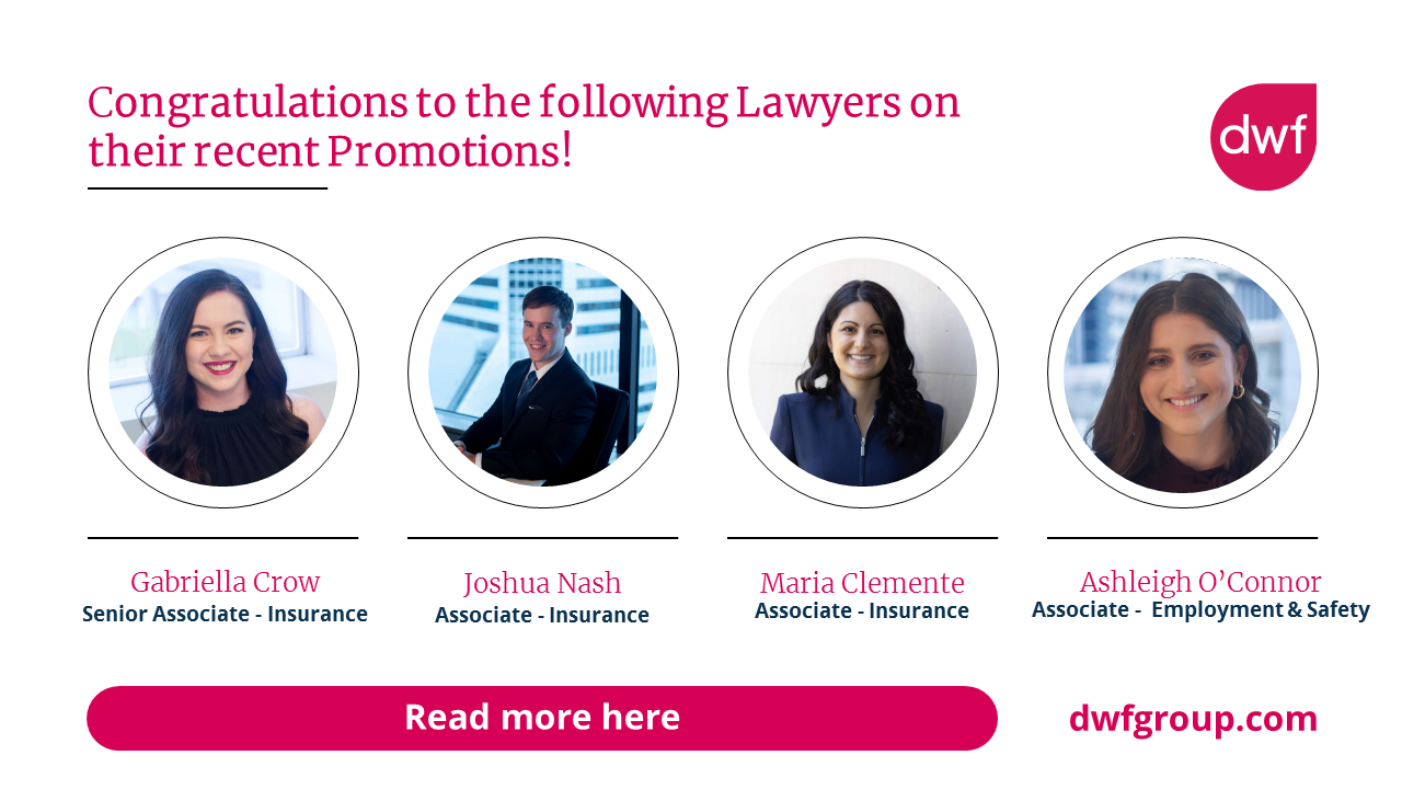 DWF Australia announces new promotions | DWF Group