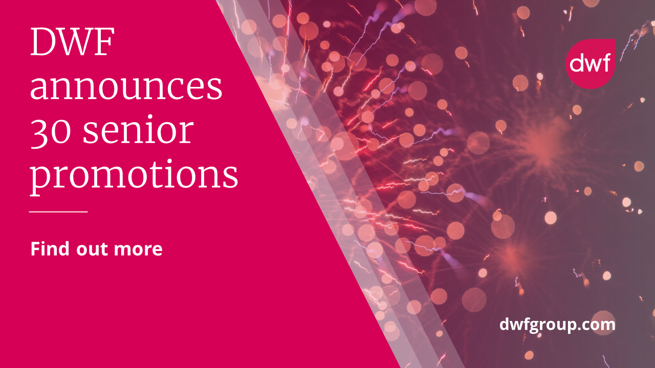 DWF announces 30 senior promotions | DWF Group